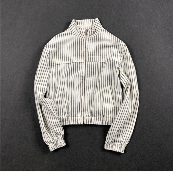 Jackets & Coats | Vintage Striped Denim Jacket | Poshmark